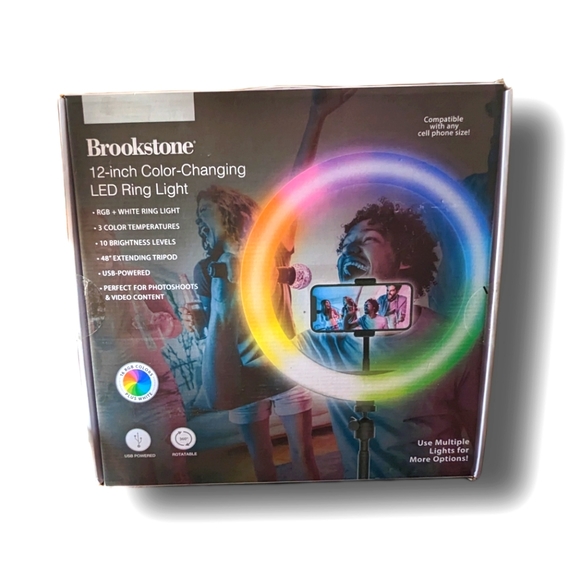 Brookstone | Cameras, Photo & Video | 2 Inch Brookstone Ring Light ...